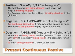 Passive(all forms) | PPT