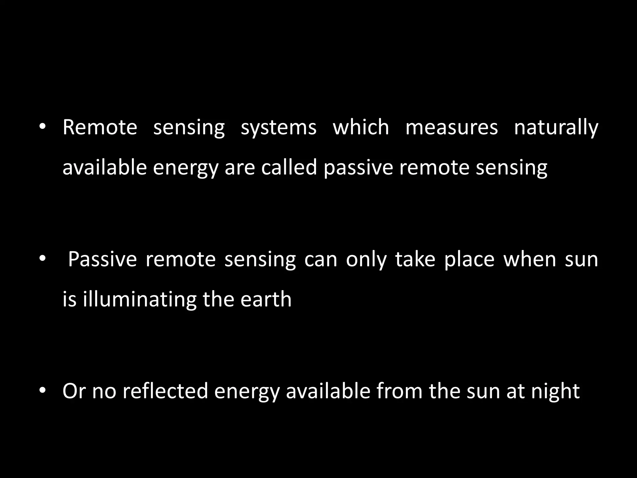 Passive and active sensors | PPTX
