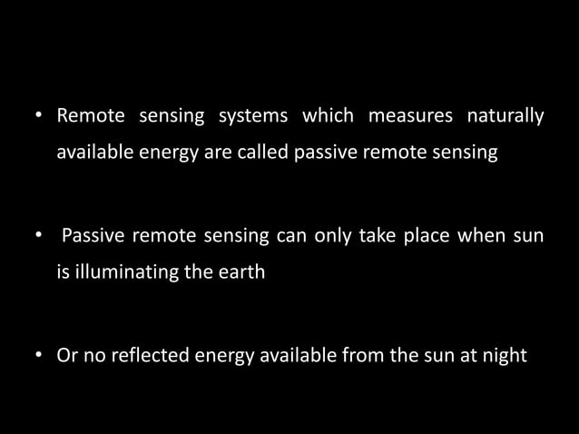 Passive and active sensors | PPTX