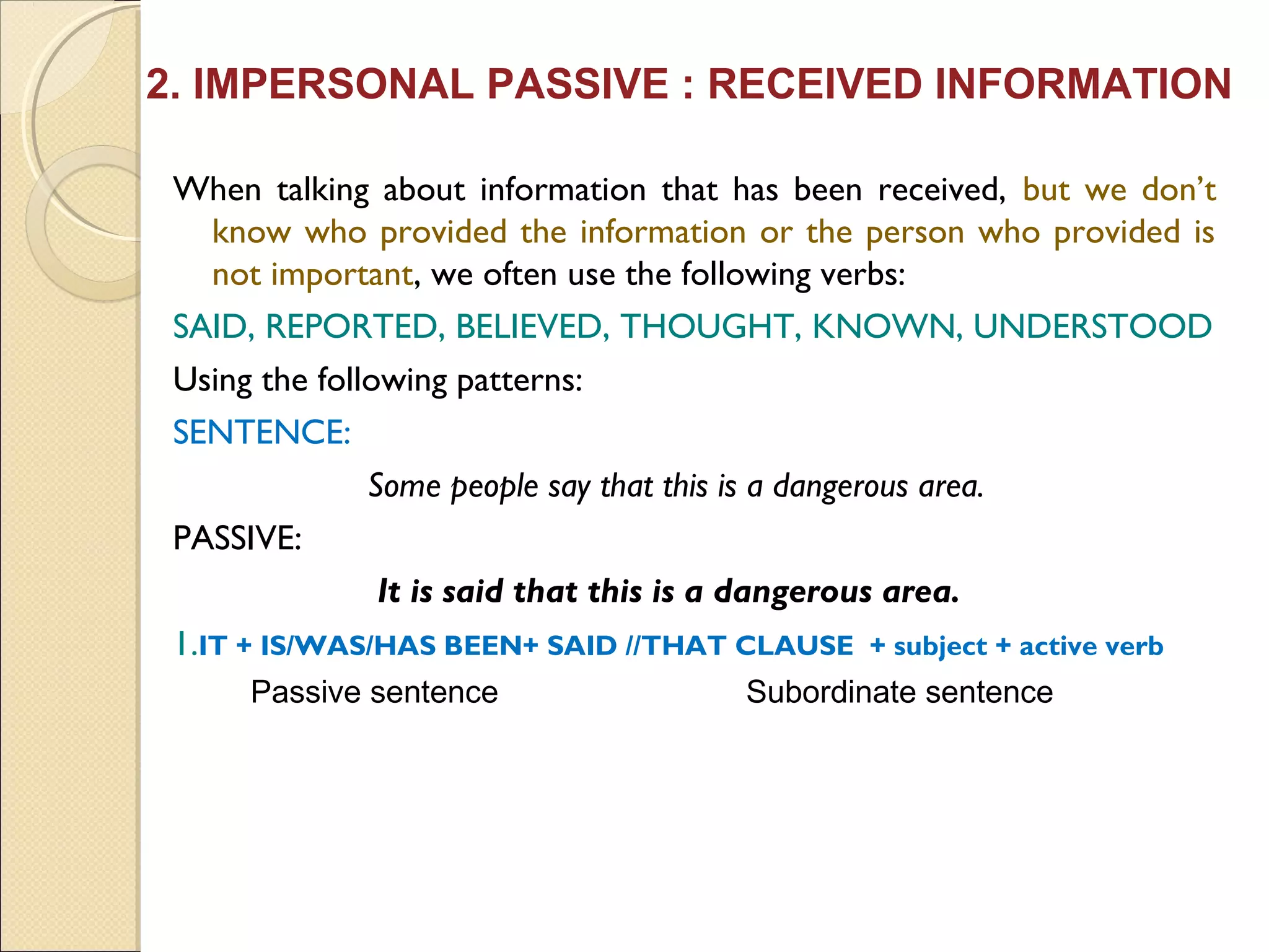 Passive and causative | PPT