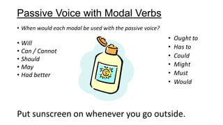 Passive and modals | PPT