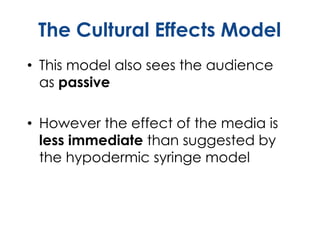 Section A: Passive Audience Theory | PPTX