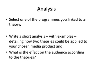 Section A: Passive Audience Theory | PPTX
