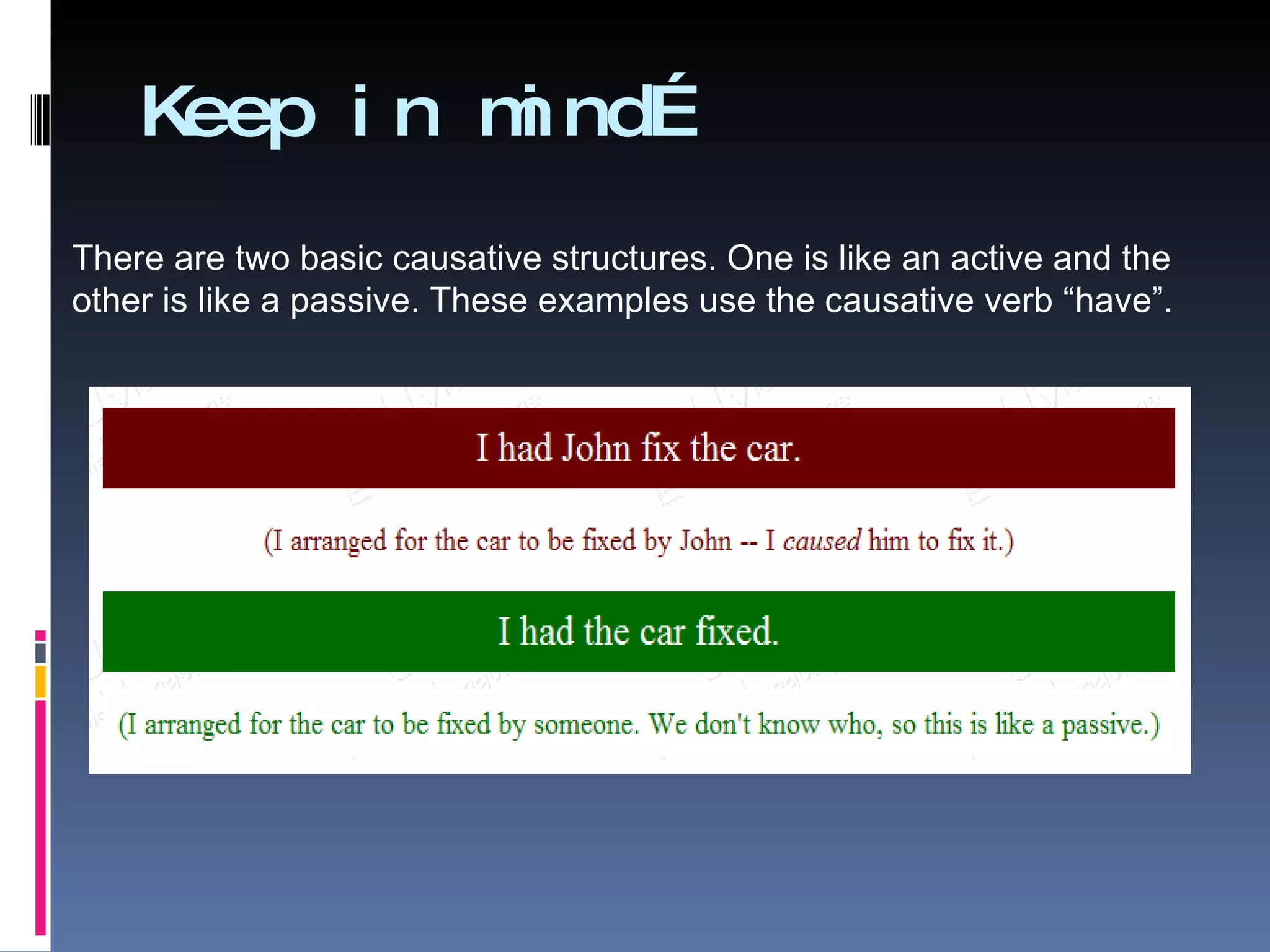 Passive Causative | PPT