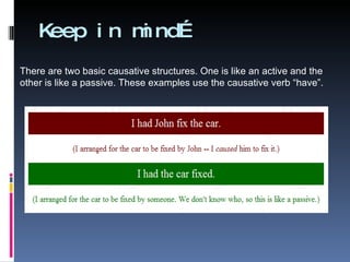 Passive Causative | PPT