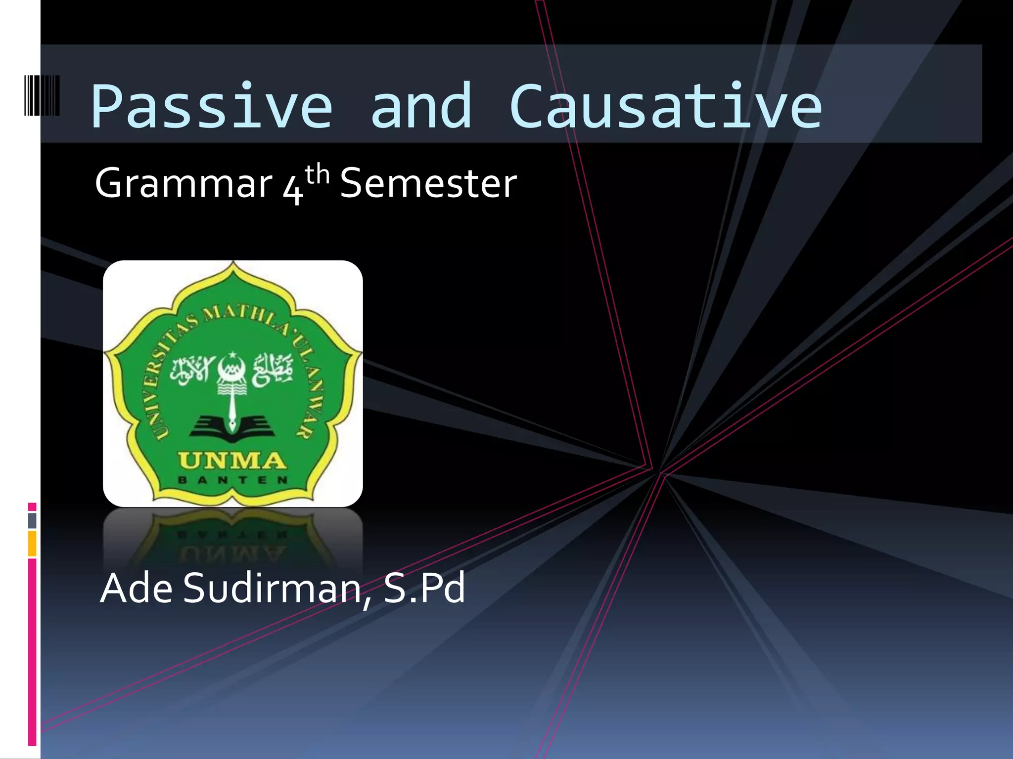Passive & causative | PPT