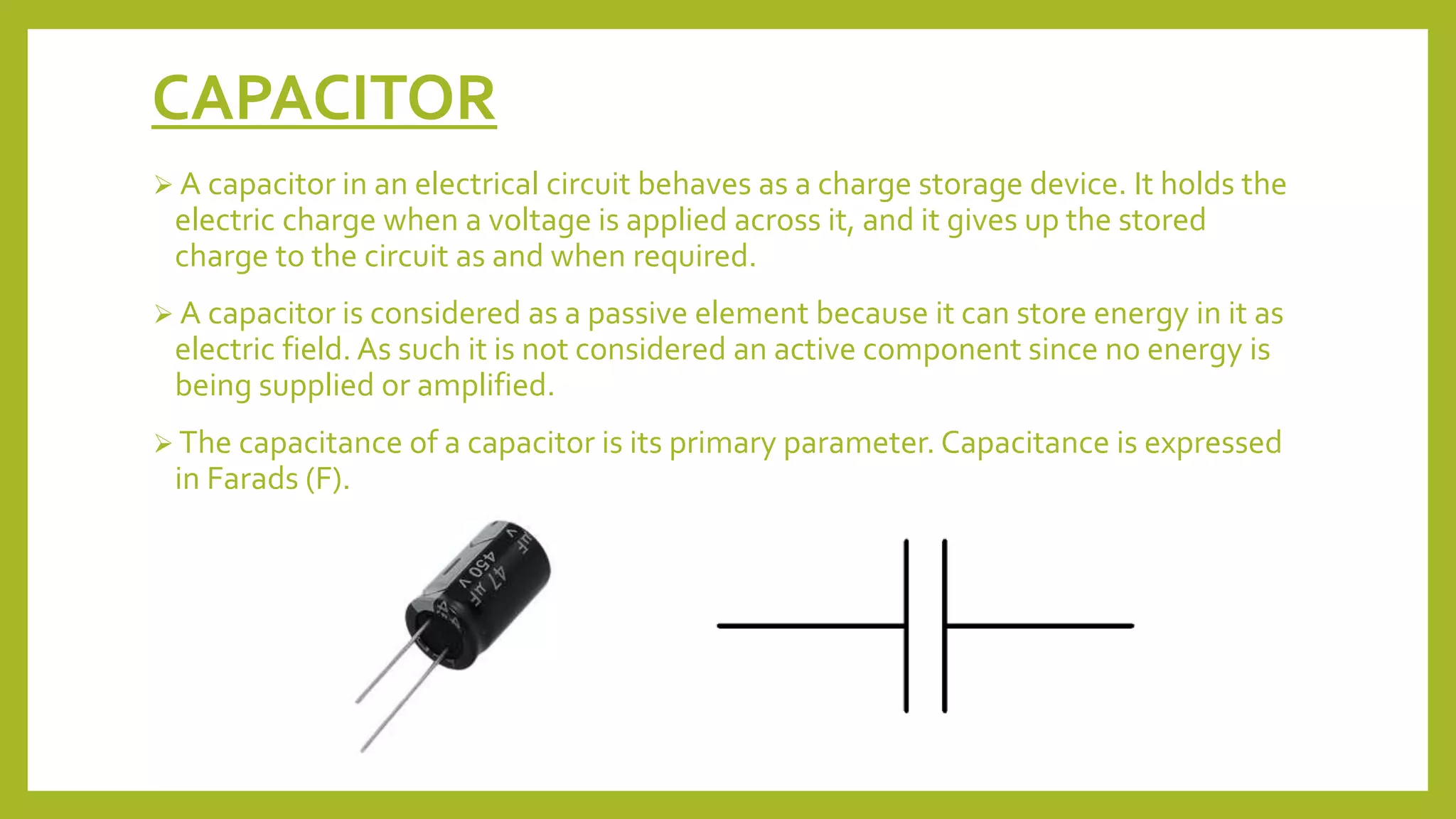 Passive Circuit Components | PPTX