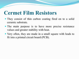 Passive circuit elements | PPTX