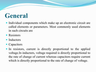 Passive circuit elements | PPTX