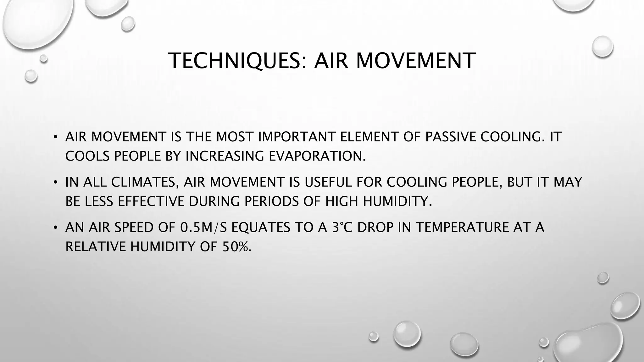 Passive cooling techniques in buildings | PPTX