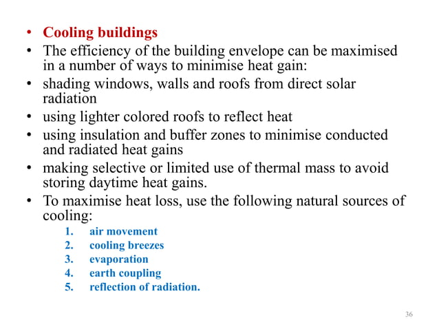Passive cooling design | PPTX