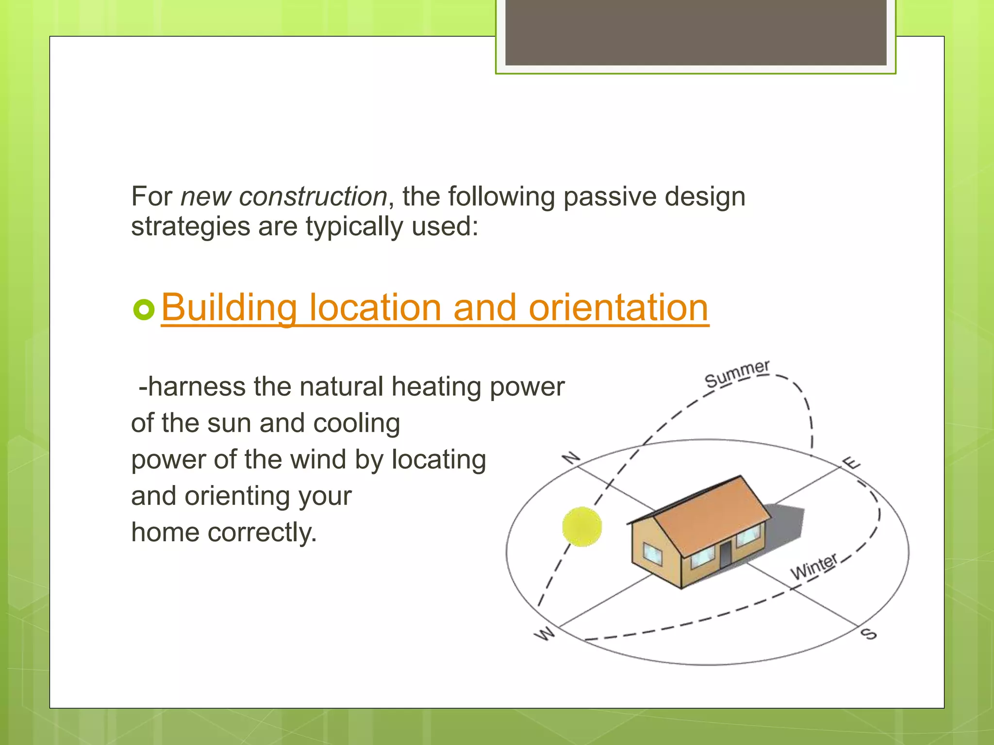 Passive design | PPTX