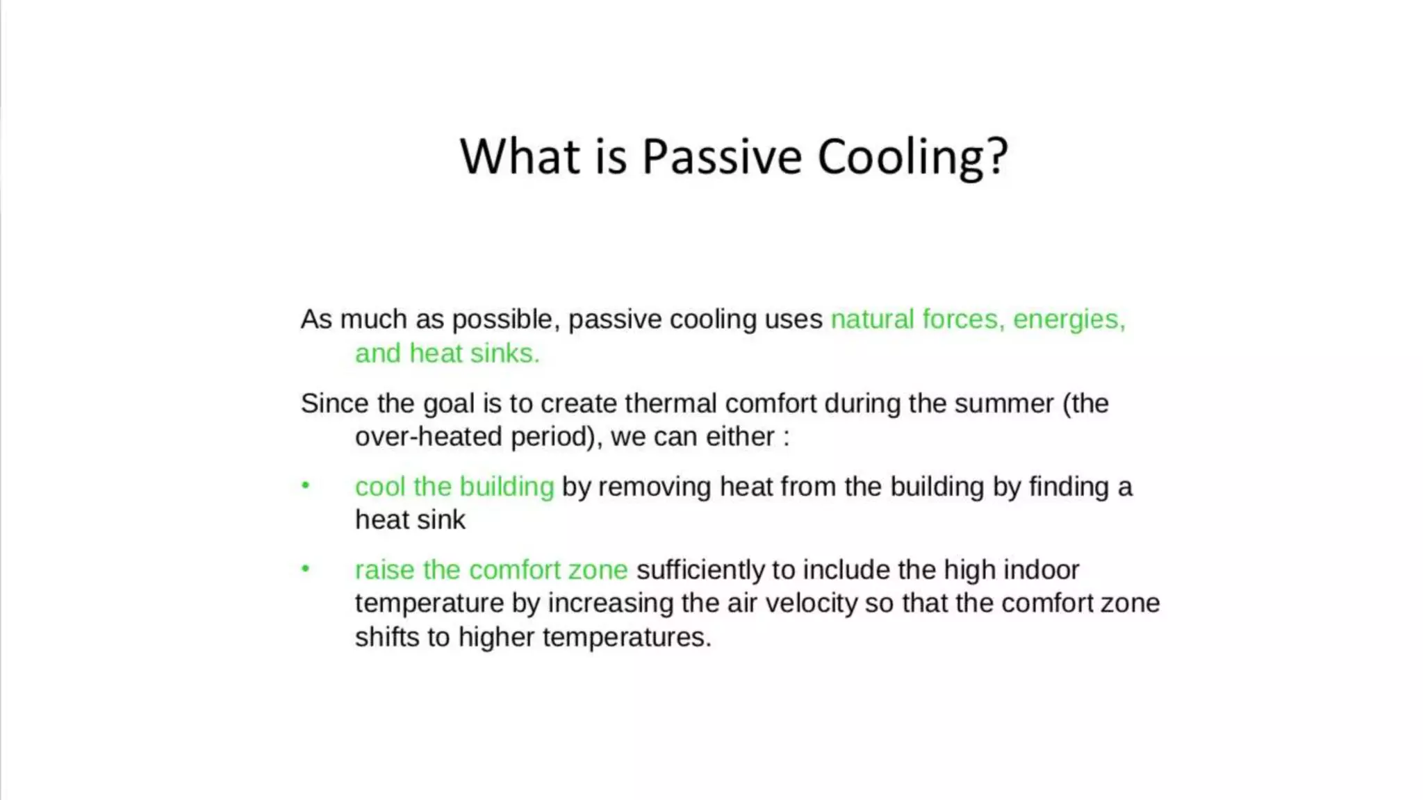 Passive design strategy | PPTX