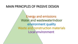 Passive design strategy | PPTX