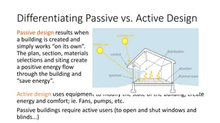 Passive design strategy | PPTX