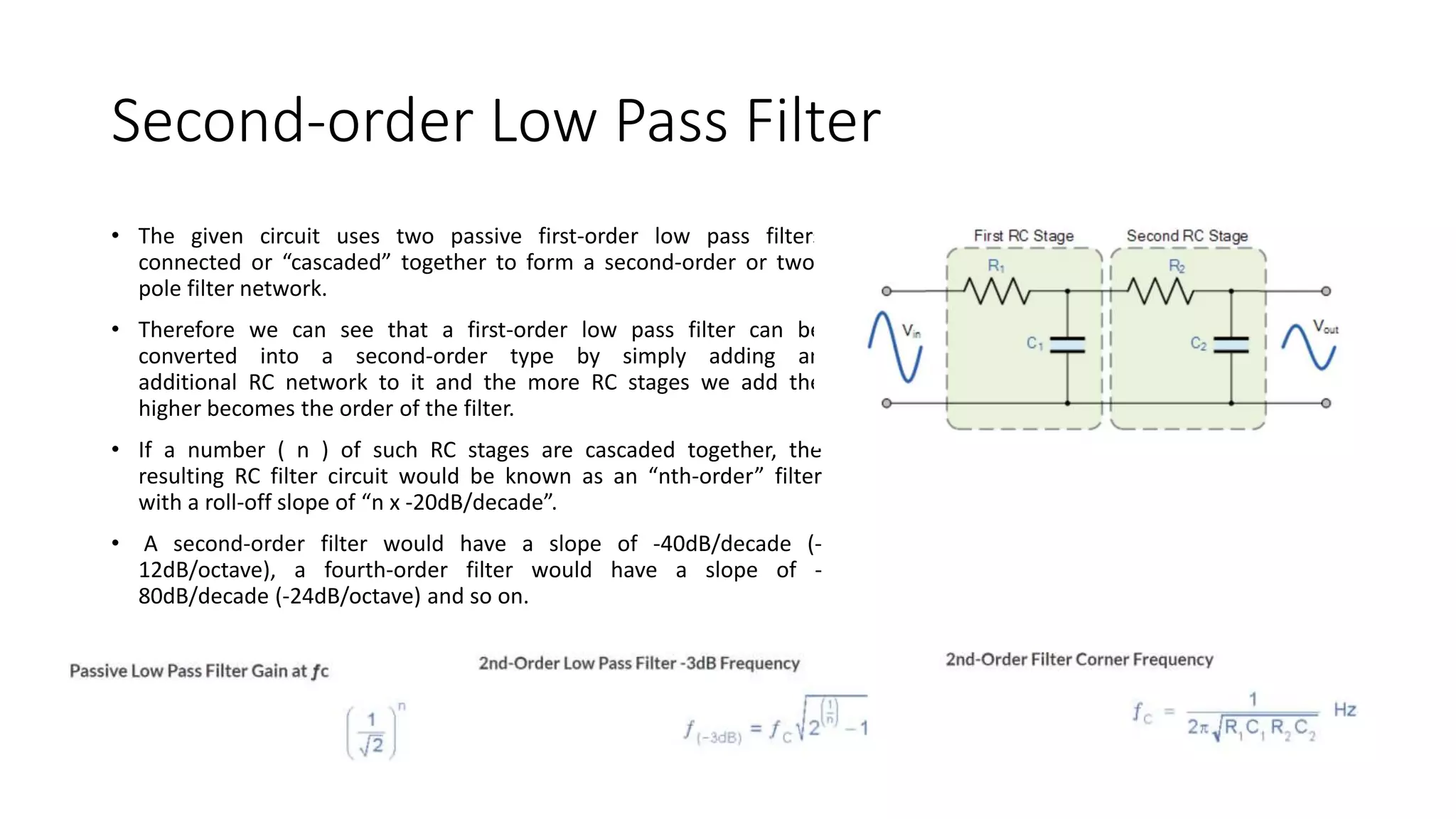 Passive electrical filters | PPTX