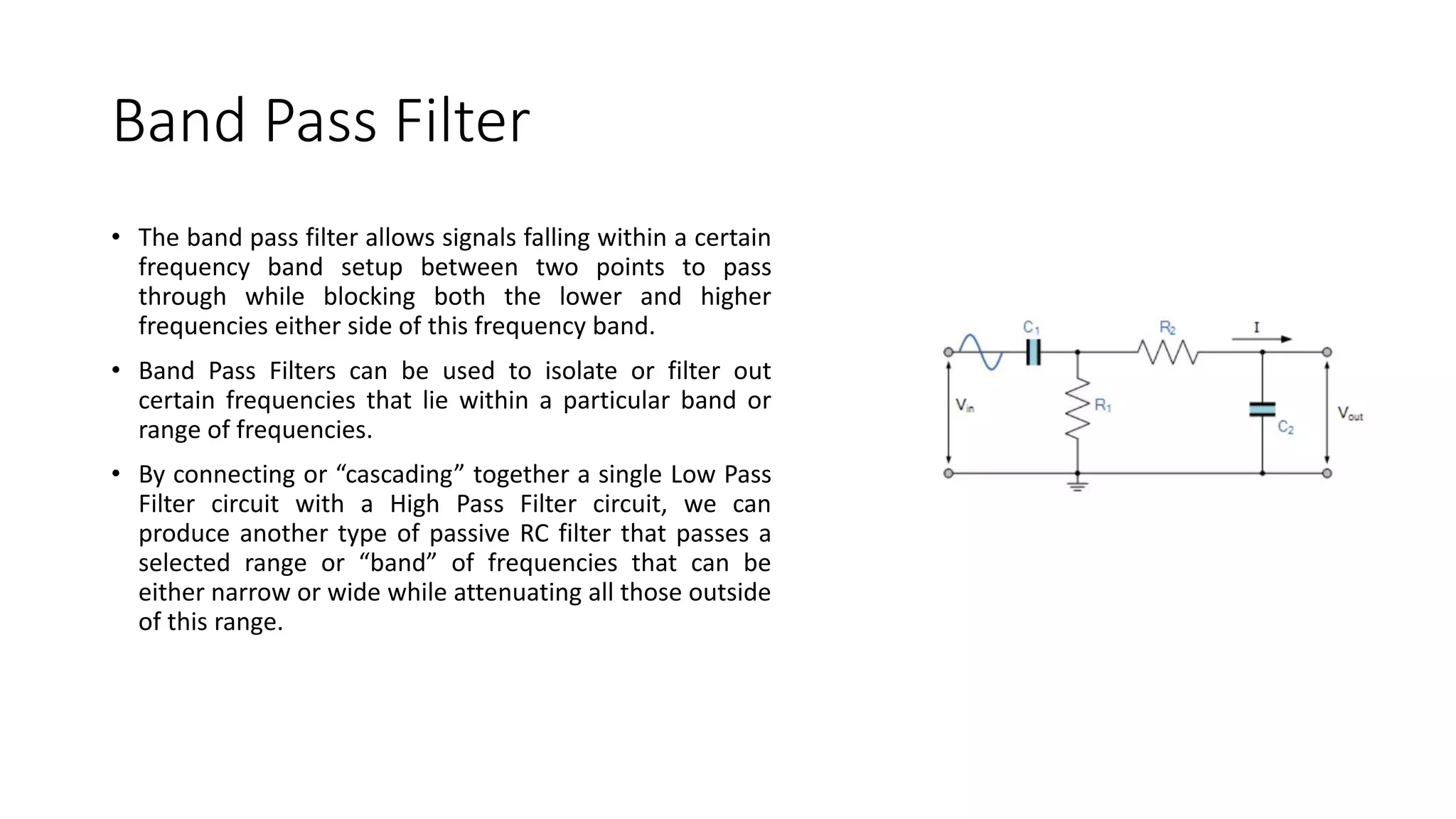 Passive electrical filters | PPTX