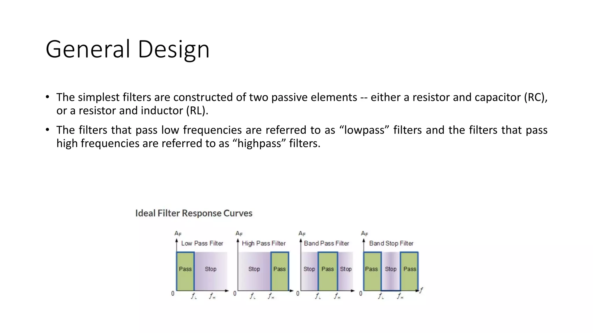 Passive electrical filters | PPTX