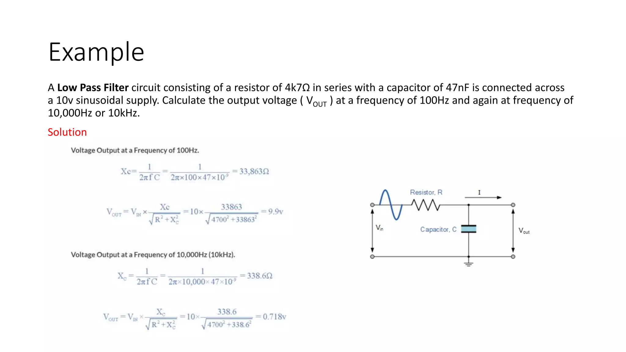 Passive electrical filters | PPTX