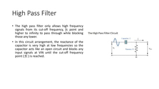 Passive electrical filters | PPTX