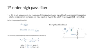 Passive electrical filters | PPTX