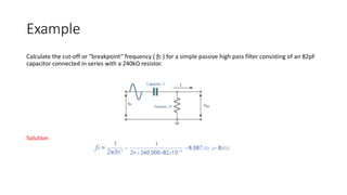Passive electrical filters | PPTX