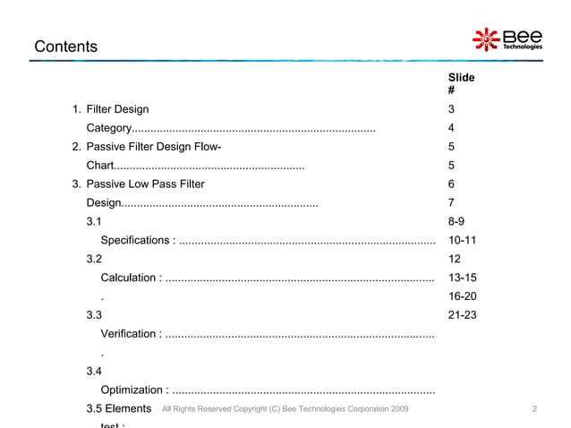 Passive Filter Design using PSpice | PPT