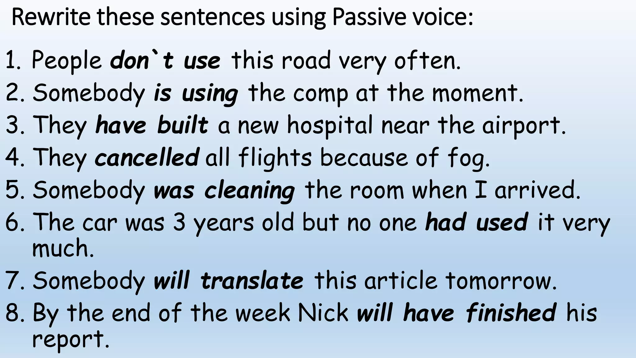 Passive form, 3rd Cond.pptx