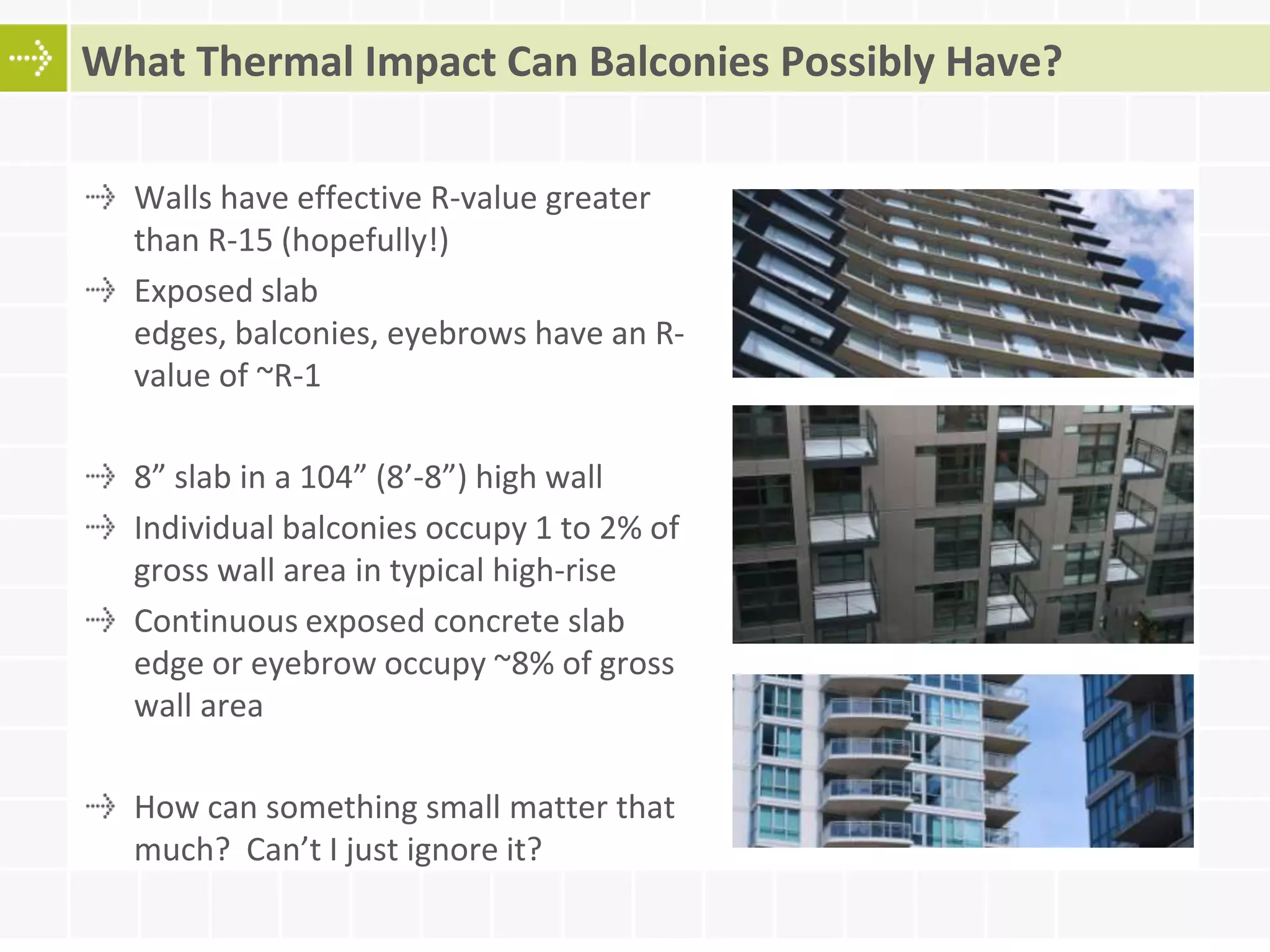 Optimizing Concrete Thermal Bridges - Balcony and Slab Edge Thermal ...