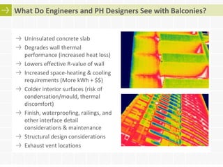 Optimizing Concrete Thermal Bridges - Balcony and Slab Edge Thermal Breaks | PPTX