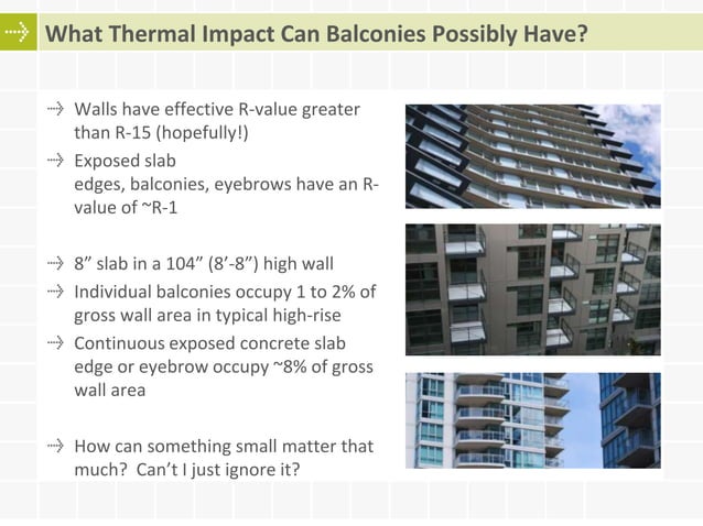 Optimizing Concrete Thermal Bridges - Balcony and Slab Edge Thermal ...