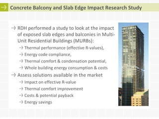 Optimizing Concrete Thermal Bridges - Balcony and Slab Edge Thermal ...