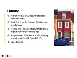 The Tradition and Science of Window Installations - Where are We Headed ...