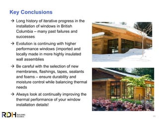 The Tradition and Science of Window Installations - Where are We Headed ...