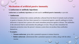 PASSIVE IMMUNITY AND THE MECHANISM OF ACTION OF PASSIVE IMMUNITY.pptx