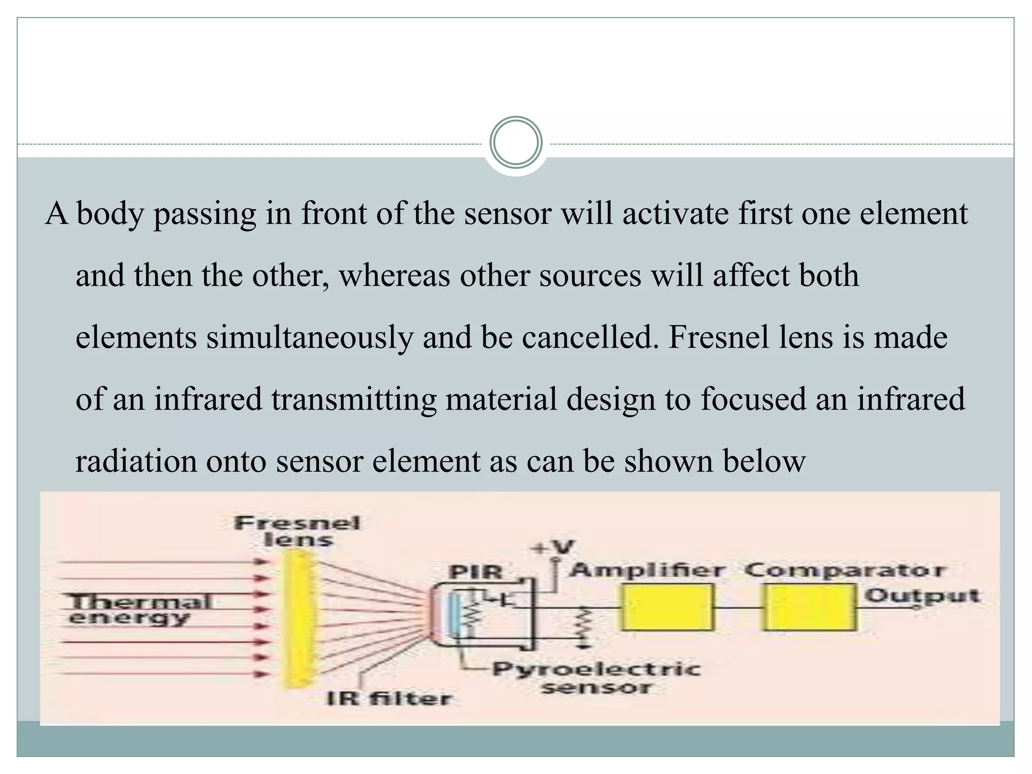 Passive infrared sensor technology(pir) | PPTX