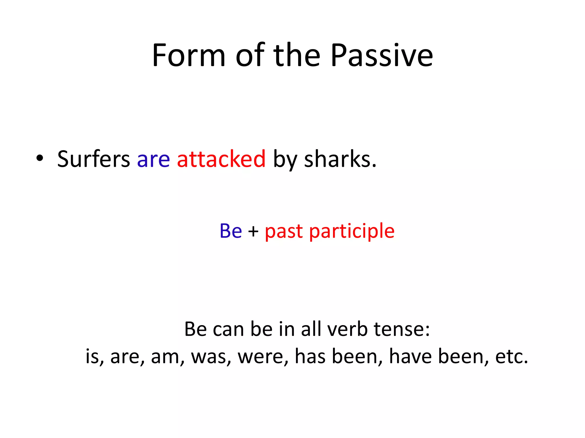 Introduction to Passive Voice | PPTX