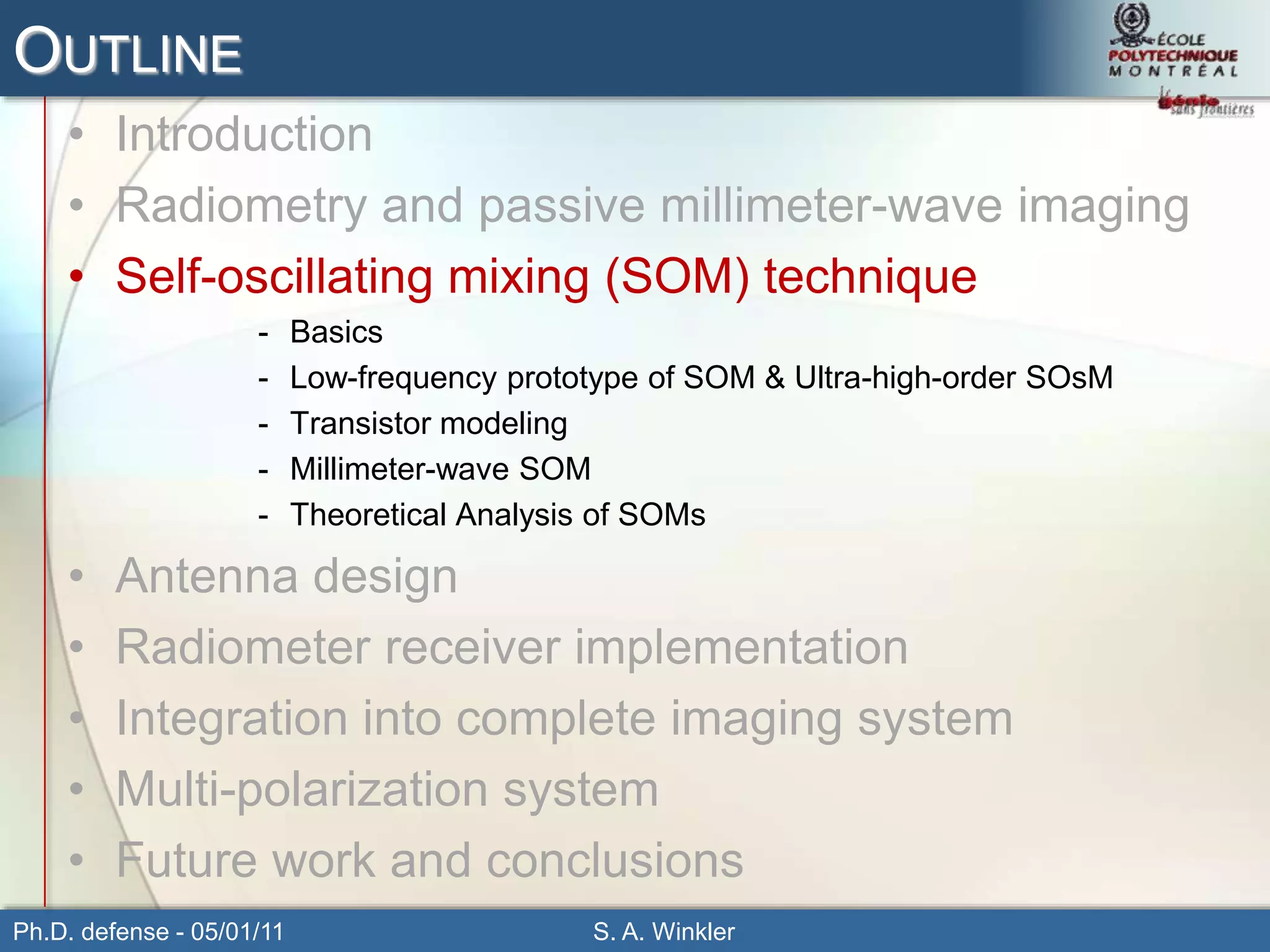 Passive millimeter wave imaging using subharmonic self-oscillating ...