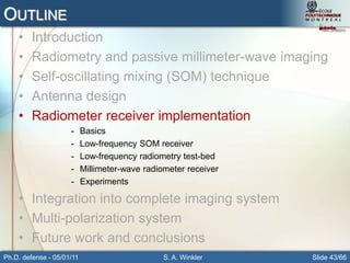 Passive millimeter wave imaging using subharmonic self-oscillating mixing | PPTX