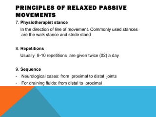 Passive movements | PPT