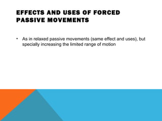 Passive movements | PPT