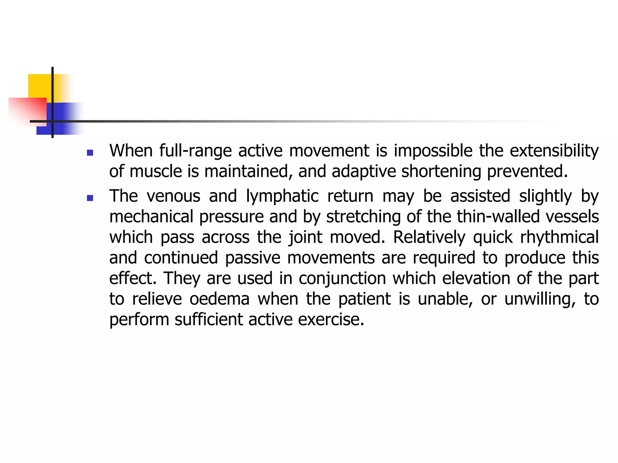 Passive movements | PPT