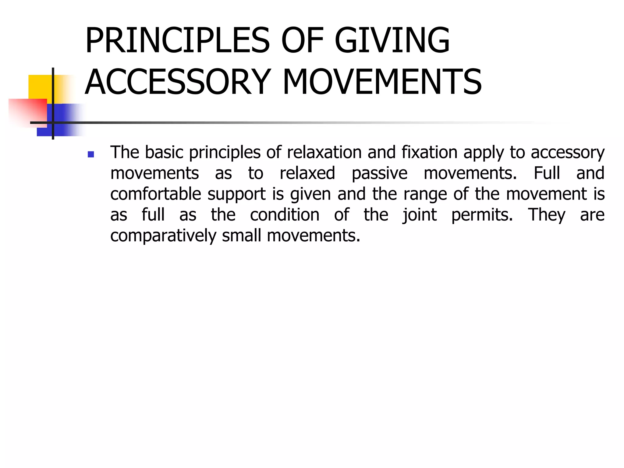 Passive movements | PPT