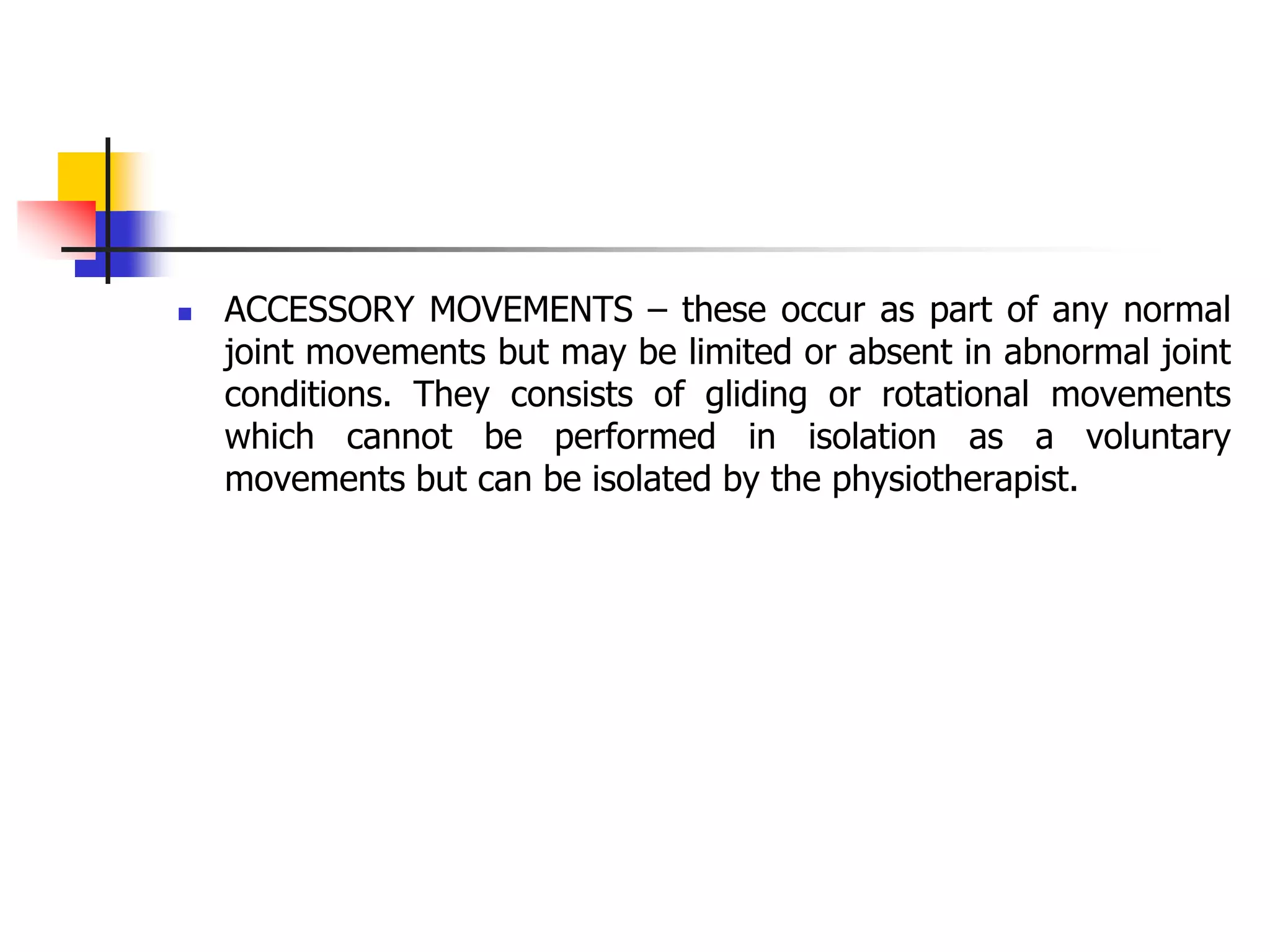 Passive movements | PPT