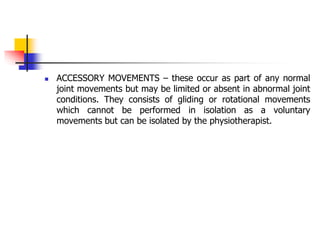 Passive movements | PPT