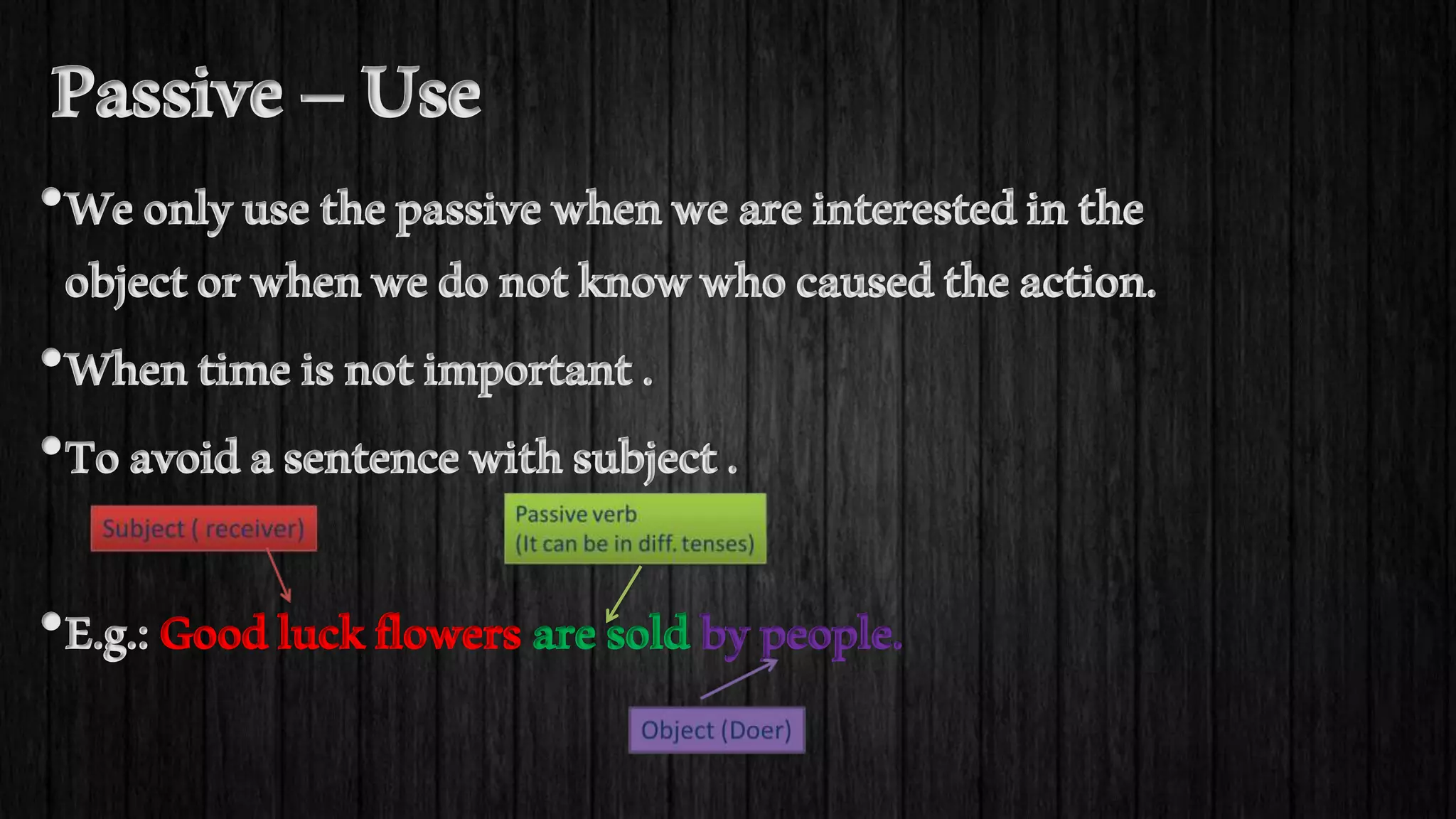 Passive nedoooooooooooooo | PPT