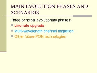 Evolution of Passive optical network | PPT