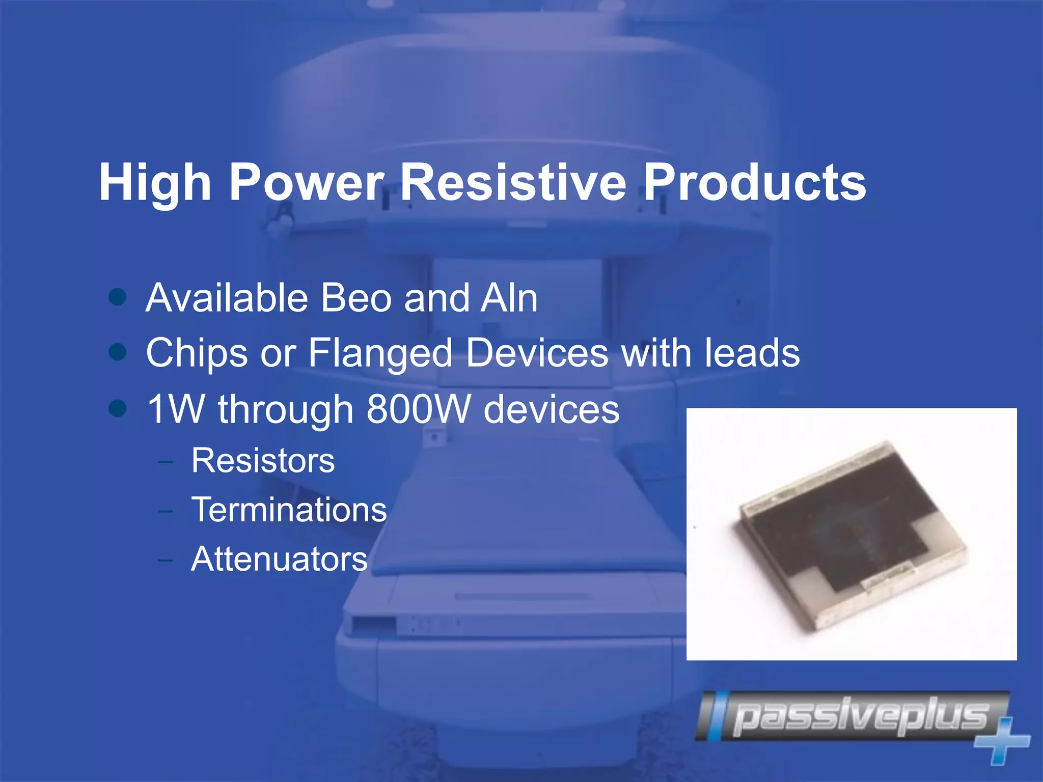 Passive Plus Overview | PPT