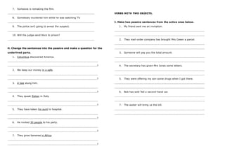 Passivepractice | PDF