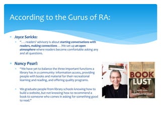 Passive Reader’s Advisory | PPT